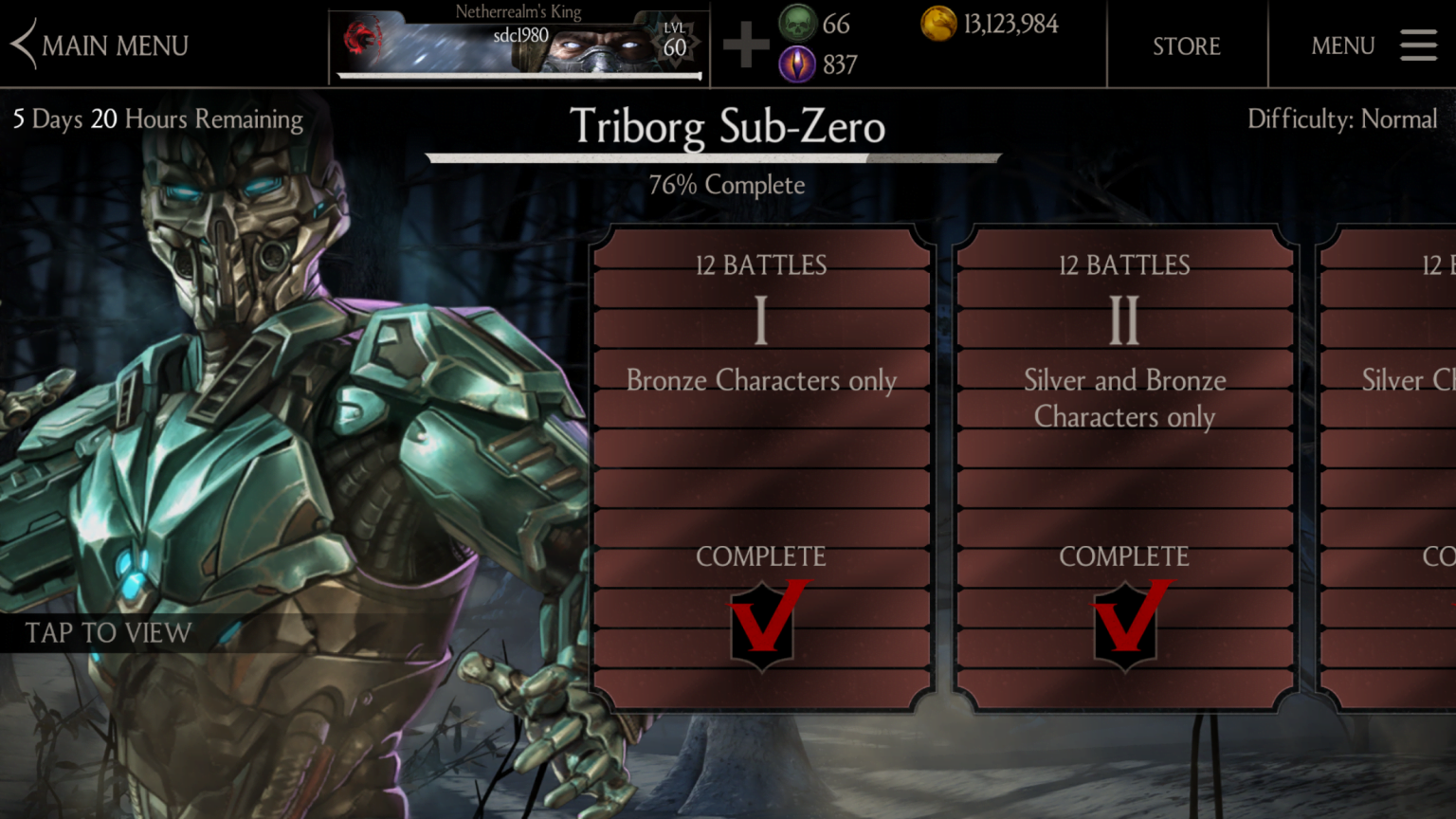 Sub-Zero Triborg is this week's Mortal Kombat X mobile Character ...